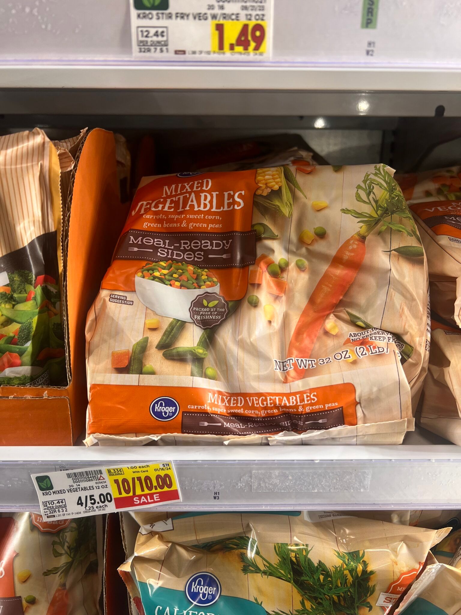 Kroger Frozen Vegetables ONLY $1.00! - Kroger Krazy