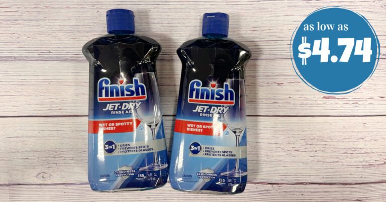 Finish Jet Dry Rinse Aid as low as $4.74! - Kroger Krazy