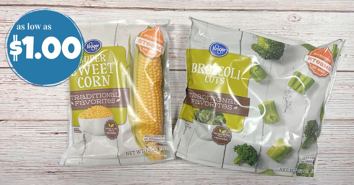Kroger Frozen Vegetables ONLY $1.00! - Kroger Krazy