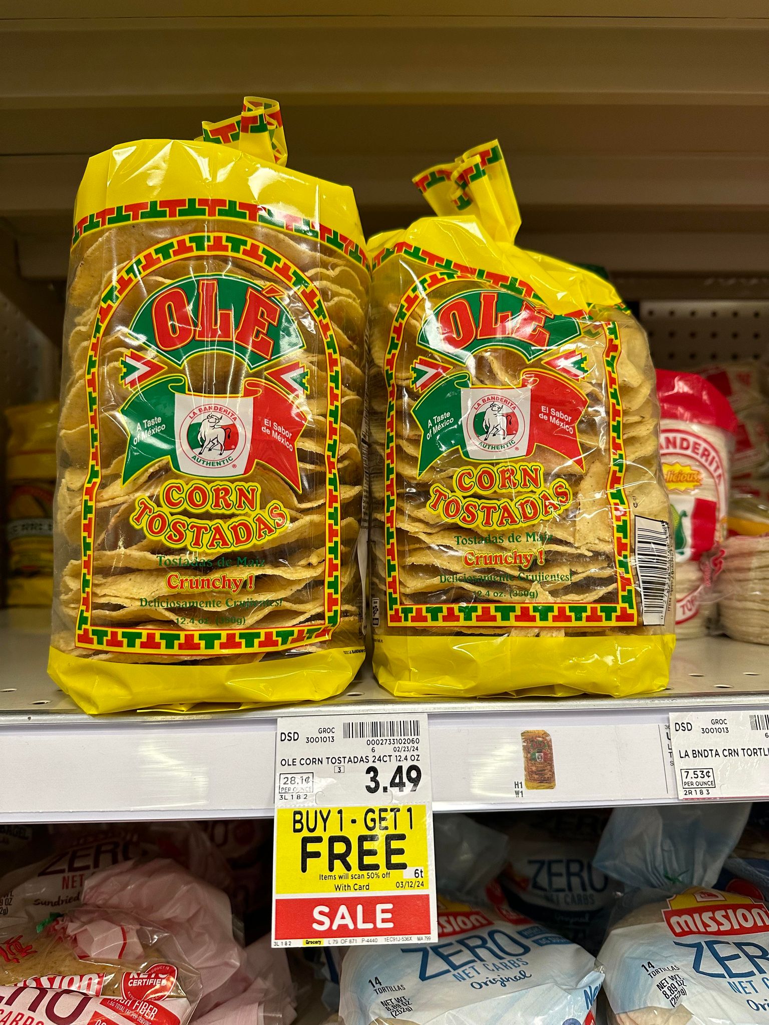 Ole Tostadas are B1G1 FREE at Kroger! - Kroger Krazy