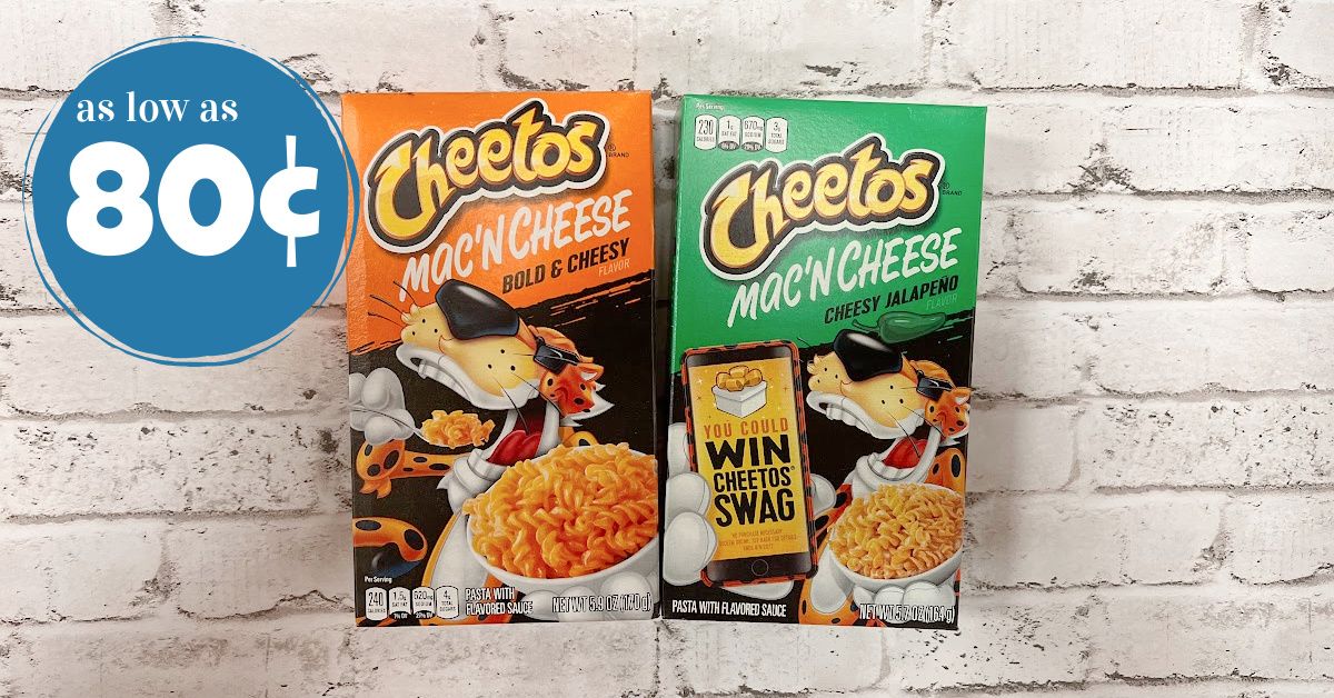 Cheetos Mac 'N Cheese as low as 80¢! - Kroger Krazy