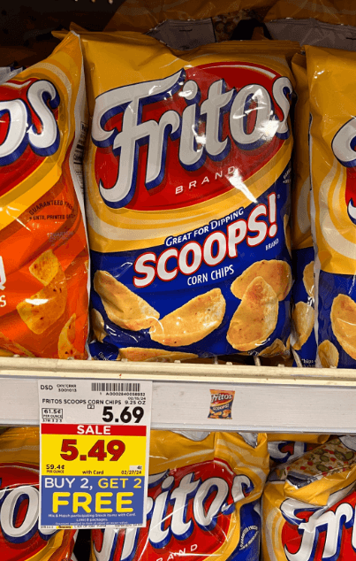 Doritos, Fritos and Ruffles are Buy 2, Get 2 FREE! - Kroger Krazy