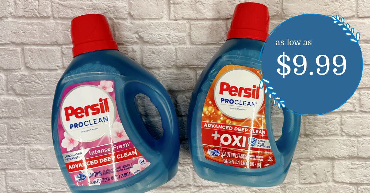 NEW Persil ProClean Laundry Coupon for Kroger Mega Event! - Kroger Krazy