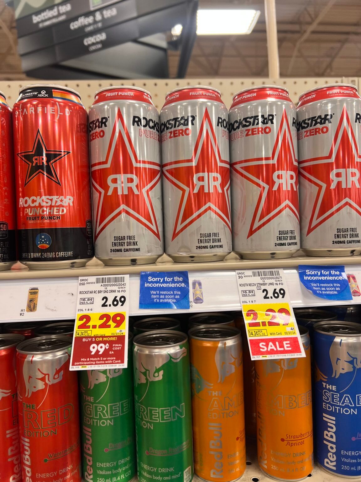 Rockstar Energy Drinks as low as 49¢! - Kroger Krazy