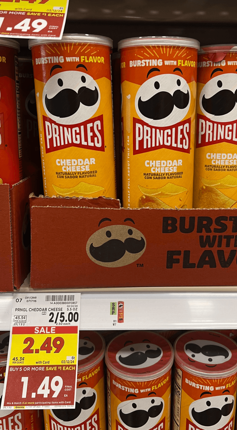 Pringles as low as 99¢! - Kroger Krazy