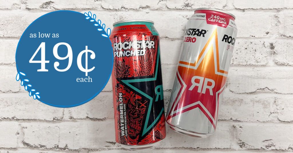Rockstar Energy Drinks as low as 49¢! - Kroger Krazy
