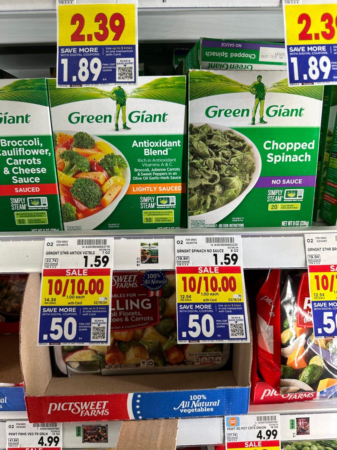 Green Giant Sauced Veggies as low as 50¢! - Kroger Krazy