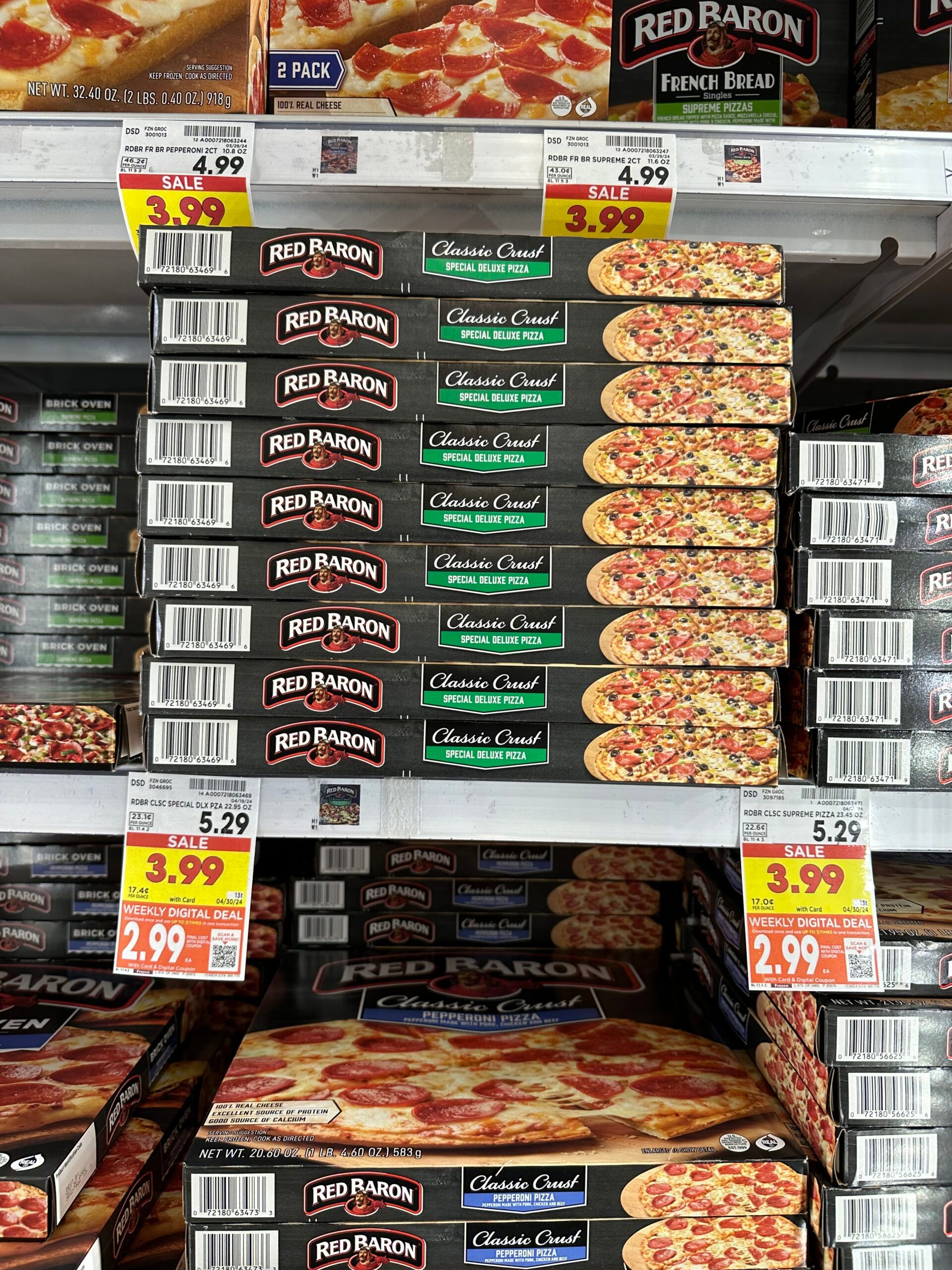 Red Baron Pizzas are as low as $2.99! - Kroger Krazy