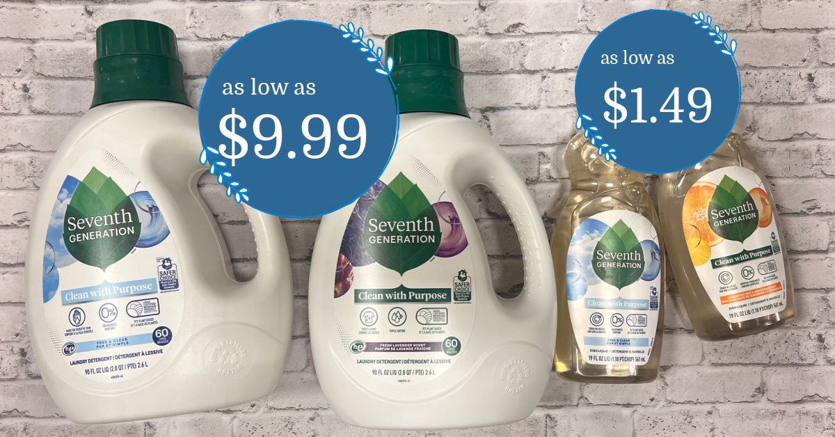 Seventh Generation Dish Soap and Laundry Soap Deal with Kroger Mega ...