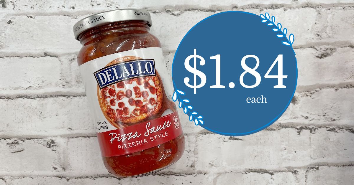 DeLallo Pizza Sauce is B1G1 FREE at Kroger! - Kroger Krazy