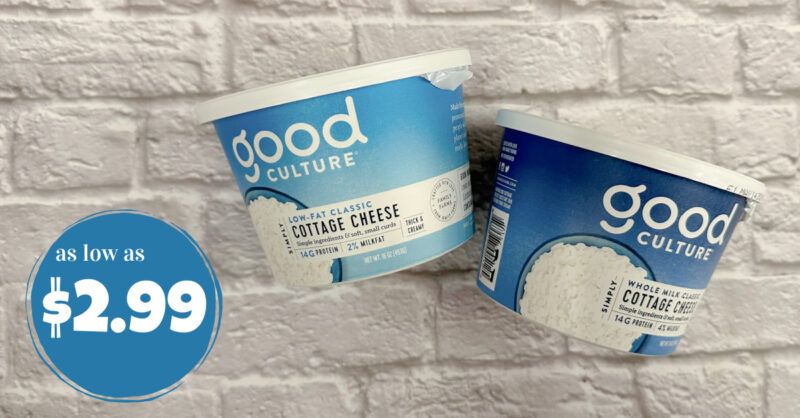 Good Culture Cottage Cheese as low as $2.99! - Kroger Krazy