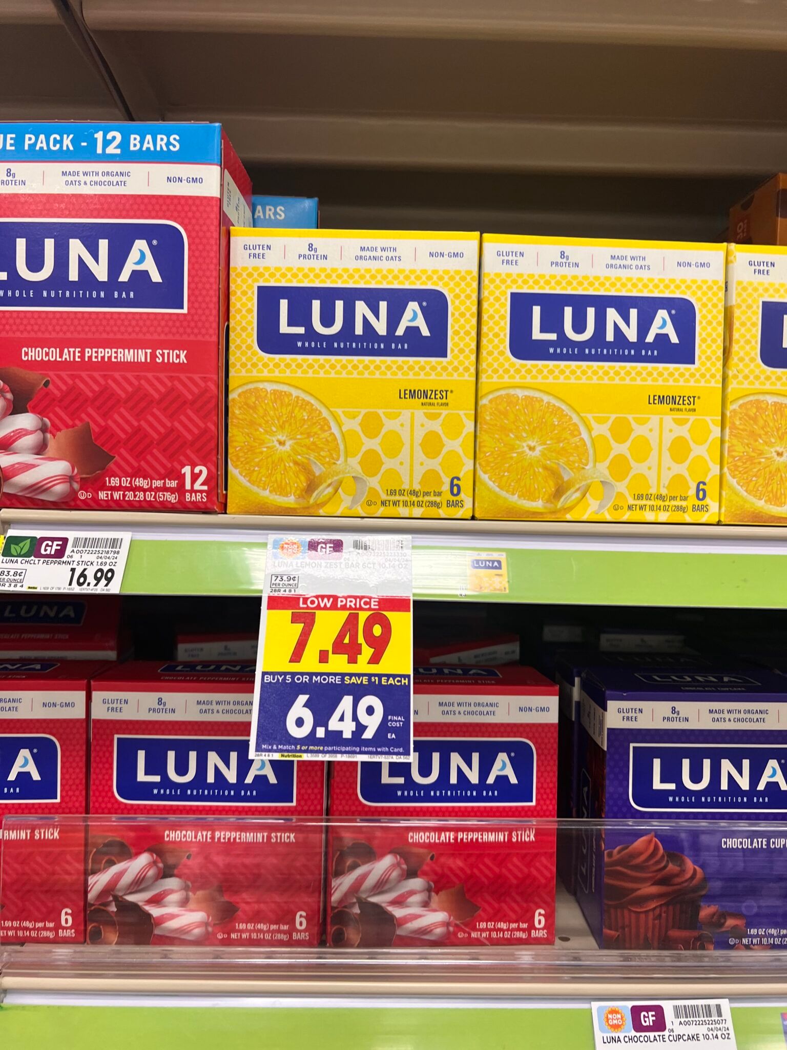 Luna Bars as low as $4.99! - Kroger Krazy