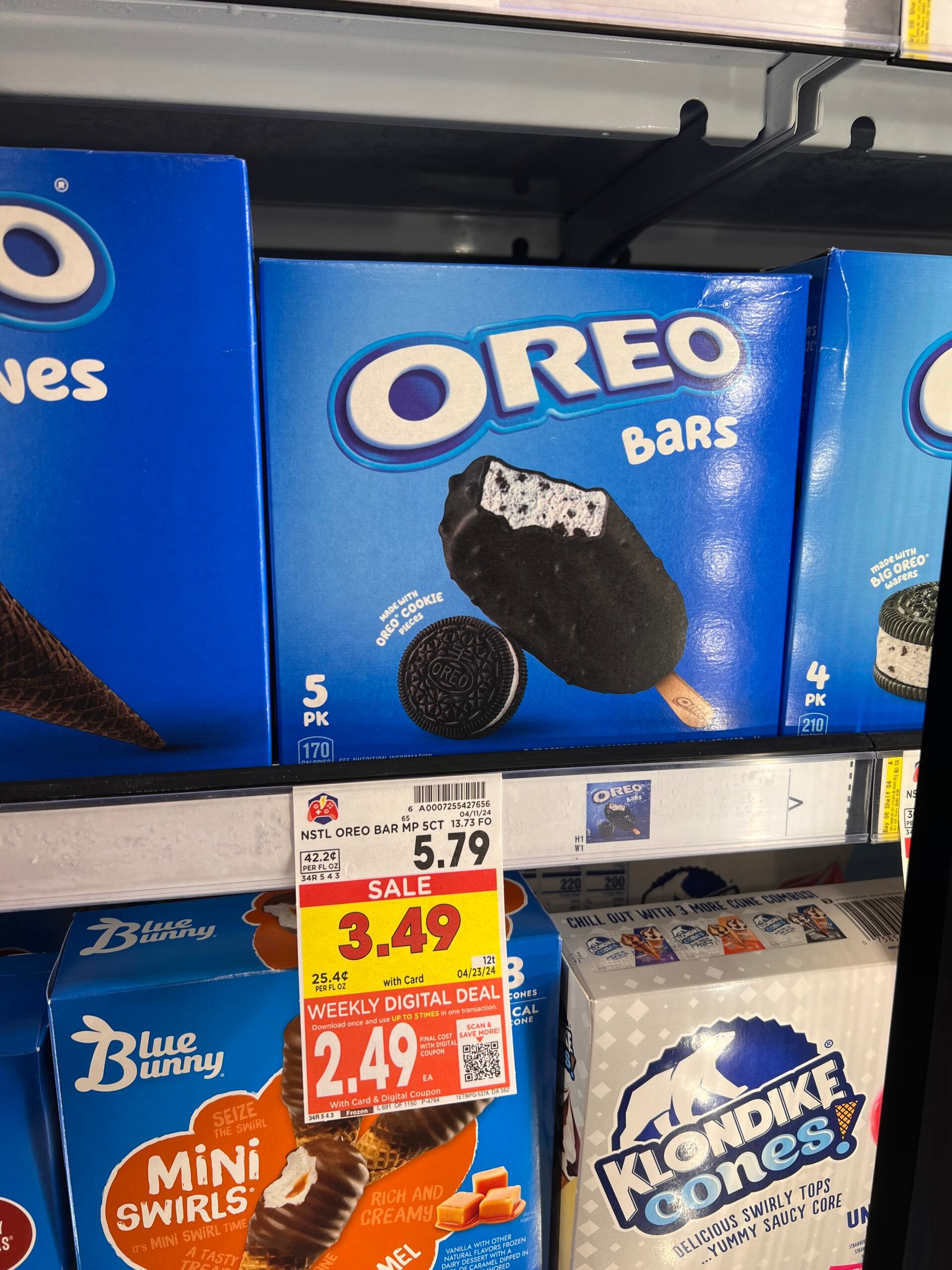 Outshine Bars or Oreo Frozen Treats as low as $2.49! - Kroger Krazy