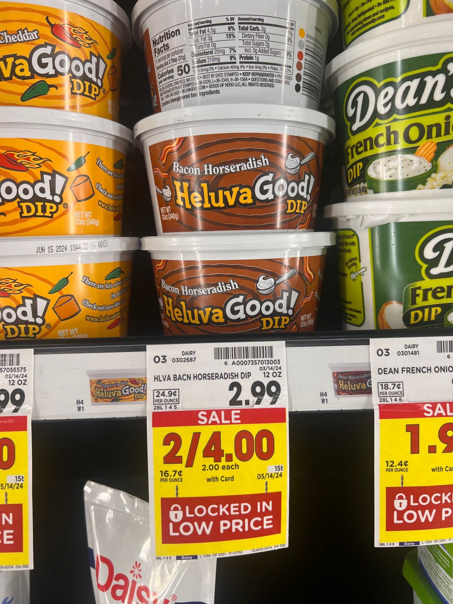 Heluva Good Dip as low as $1.25! - Kroger Krazy