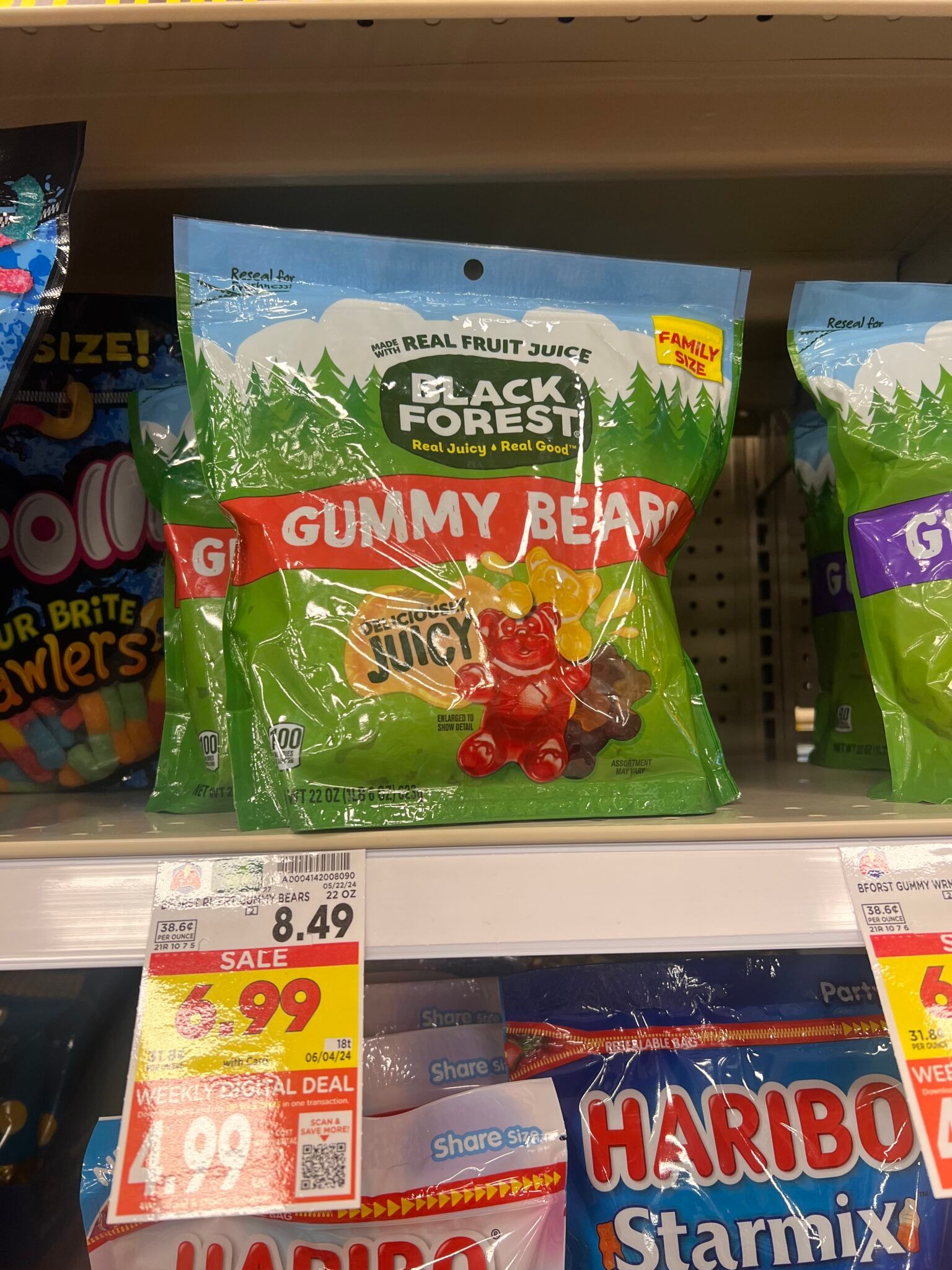 Nerds Clusters or Black Forest Gummies as low as $3.99! - Kroger Krazy