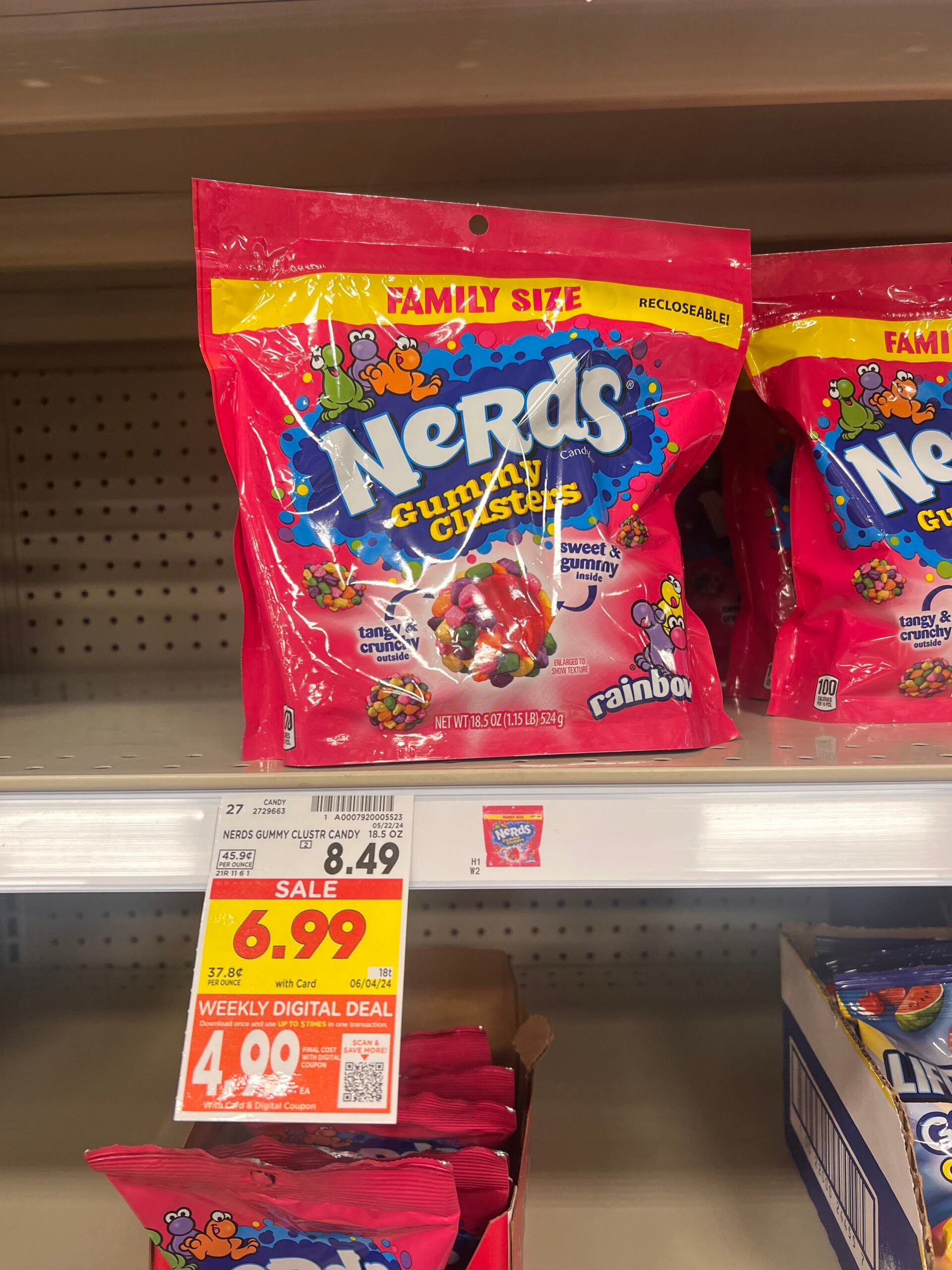 Nerds Clusters or Black Forest Gummies as low as $3.99! - Kroger Krazy