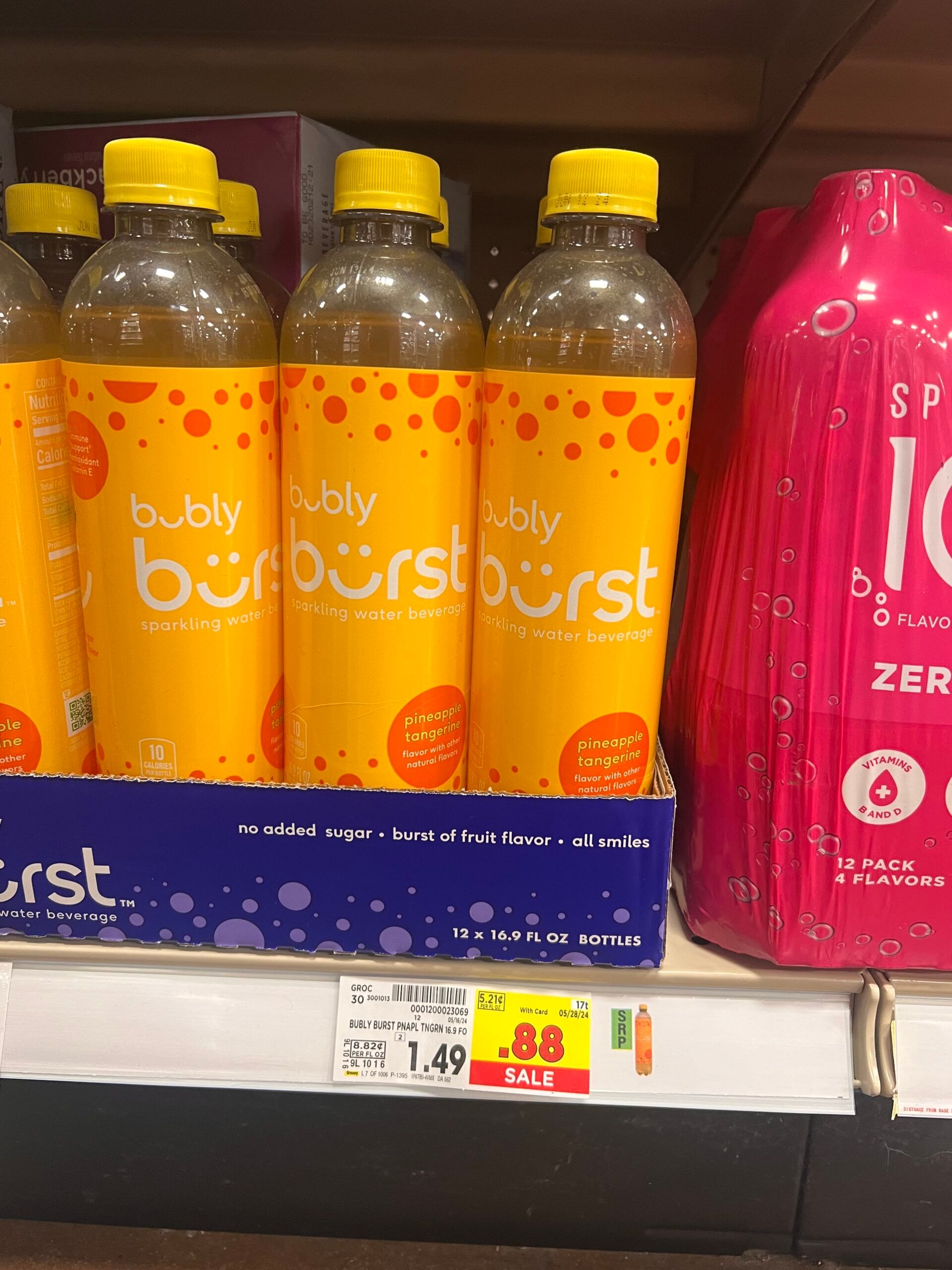 Bubly Burst as low as 58¢! - Kroger Krazy