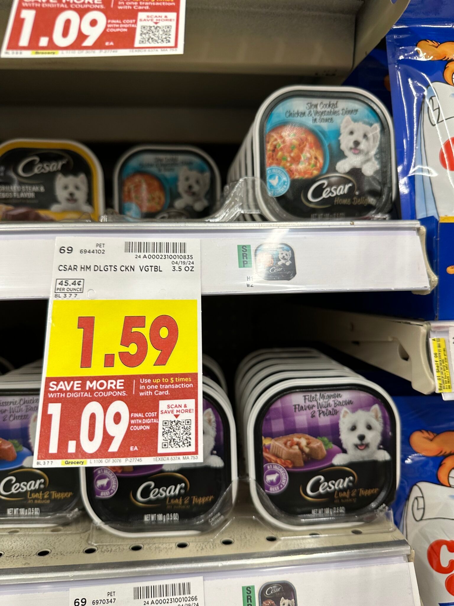 Cesar Wet Dog Food as low as 22¢! - Kroger Krazy