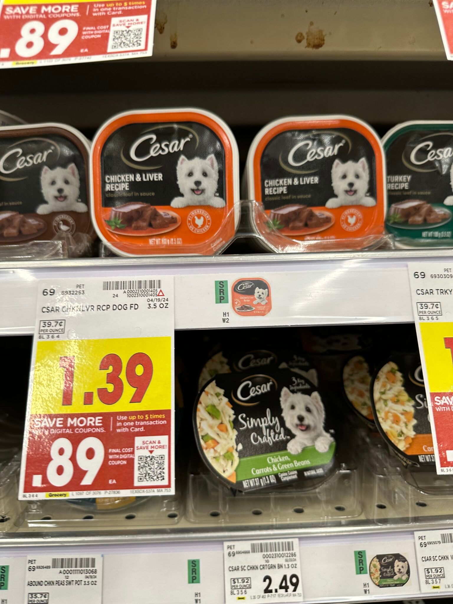Cesar Wet Dog Food as low as 22¢! - Kroger Krazy