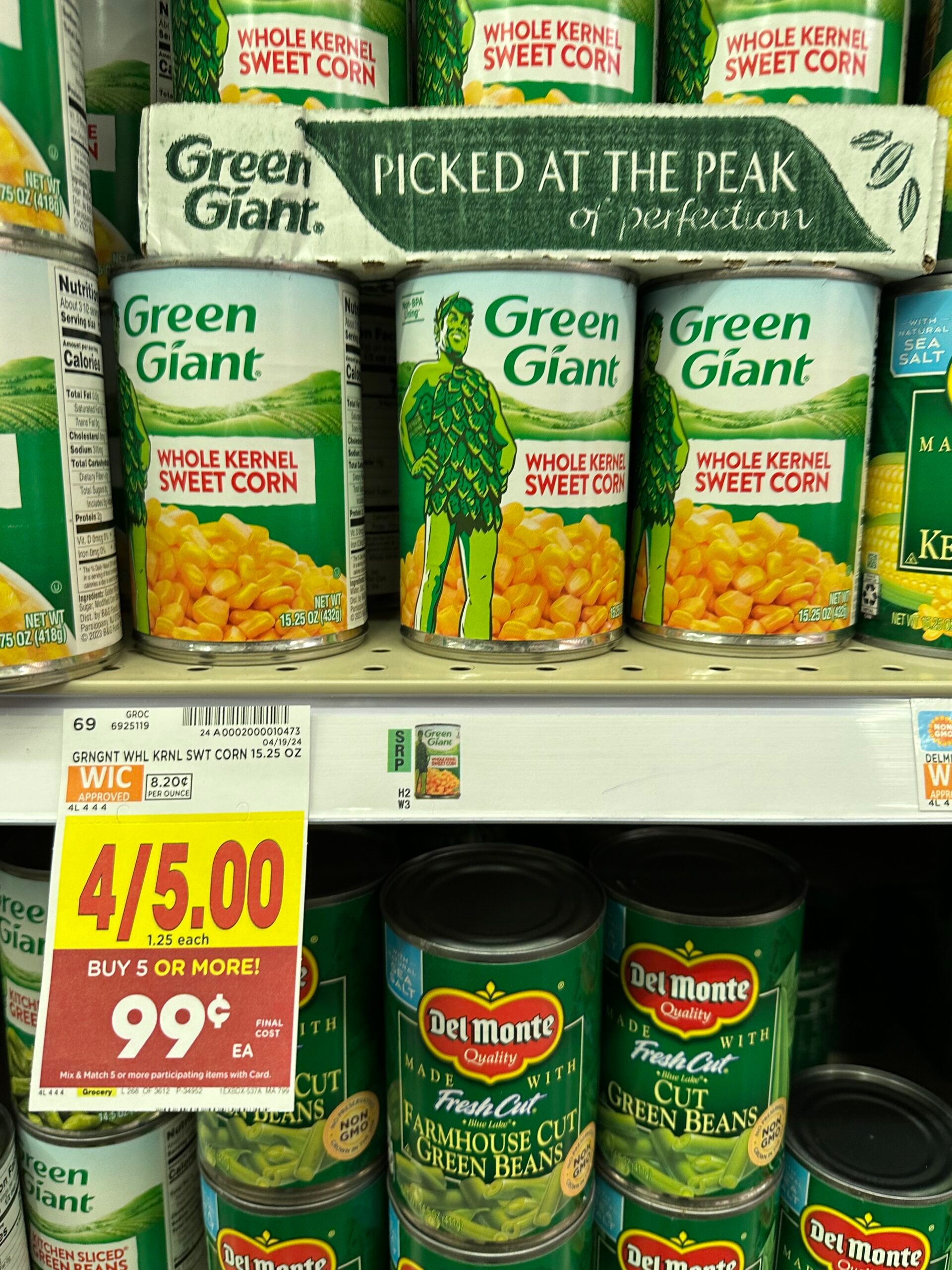 Green Giant Canned Vegetables as low as 99¢! - Kroger Krazy