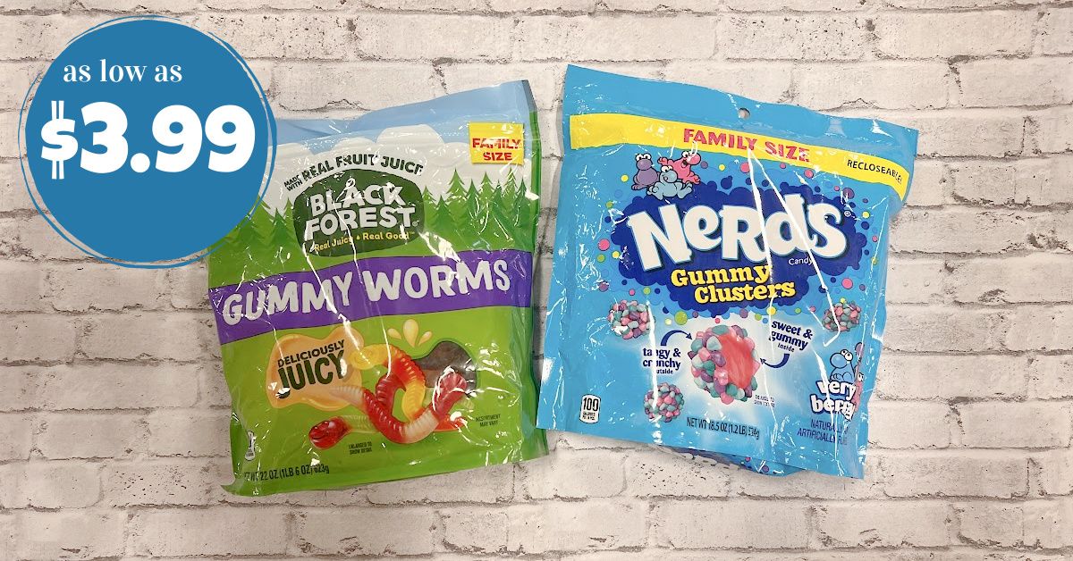Nerds Clusters or Black Forest Gummies as low as $3.99! - Kroger Krazy