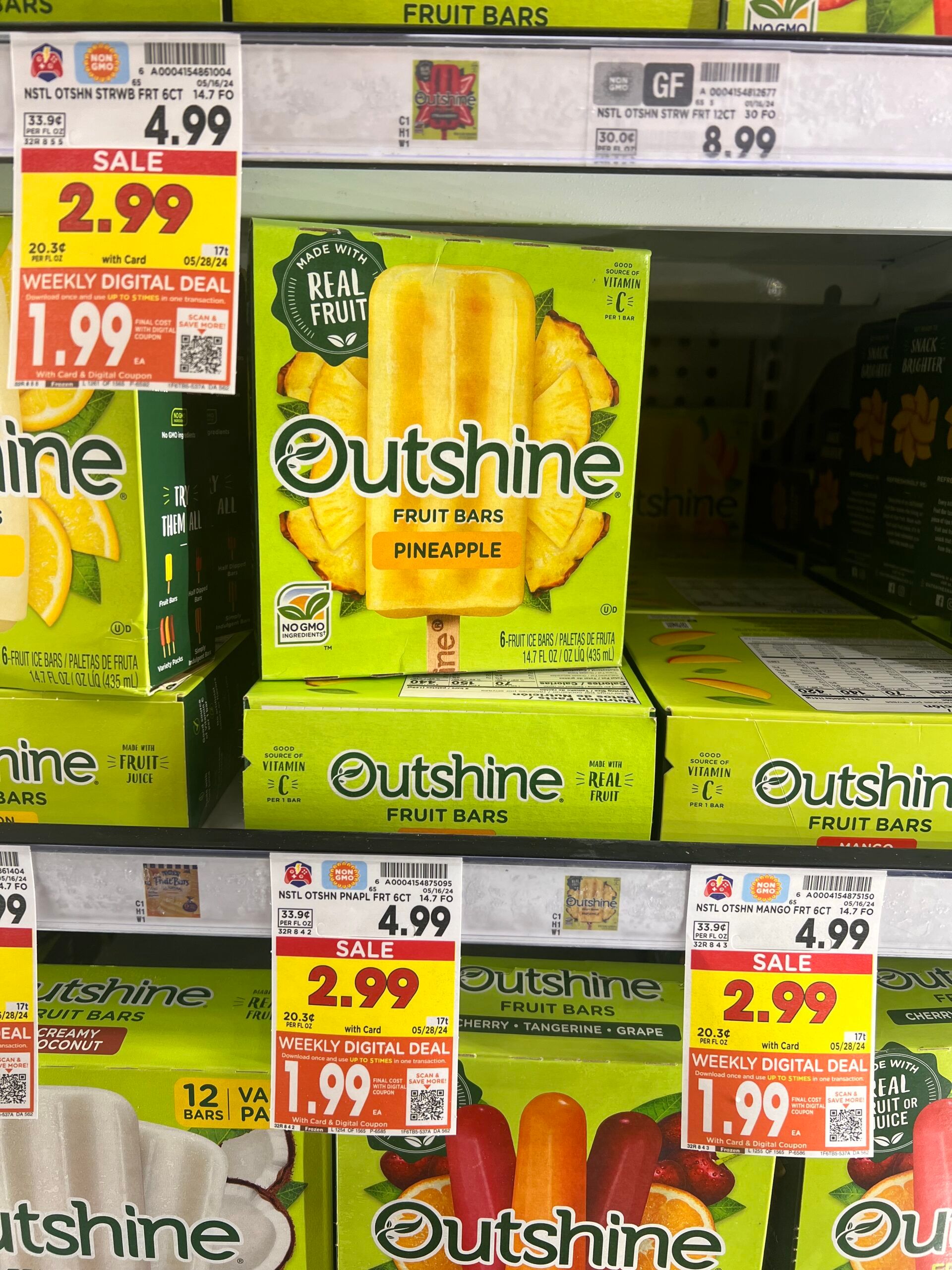 Outshine Bars as low as $1.99! - Kroger Krazy