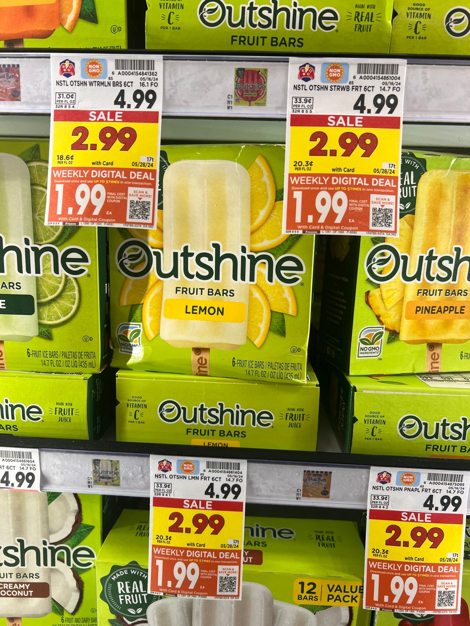 Outshine Bars as low as $1.99! - Kroger Krazy
