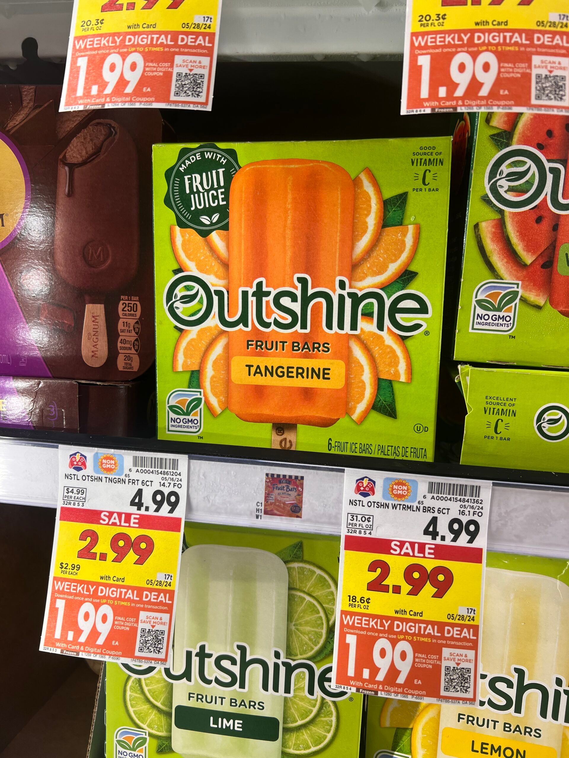 Outshine Bars as low as $1.99! - Kroger Krazy