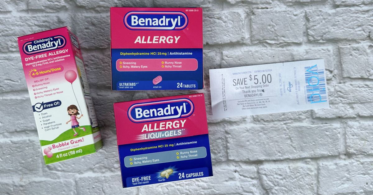 Benadryl Catalina and Instant Savings! Save $10 at Kroger! - Kroger Krazy