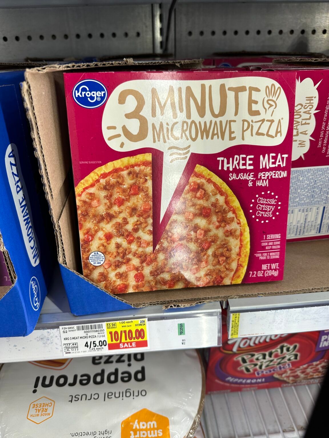 Kroger 3 Minute Microwave Pizzas are $1.00! - Kroger Krazy