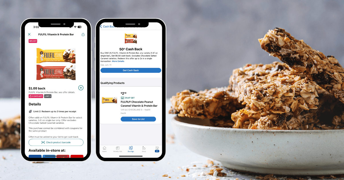 Fulfil Bars as low as 29¢! - Kroger Krazy