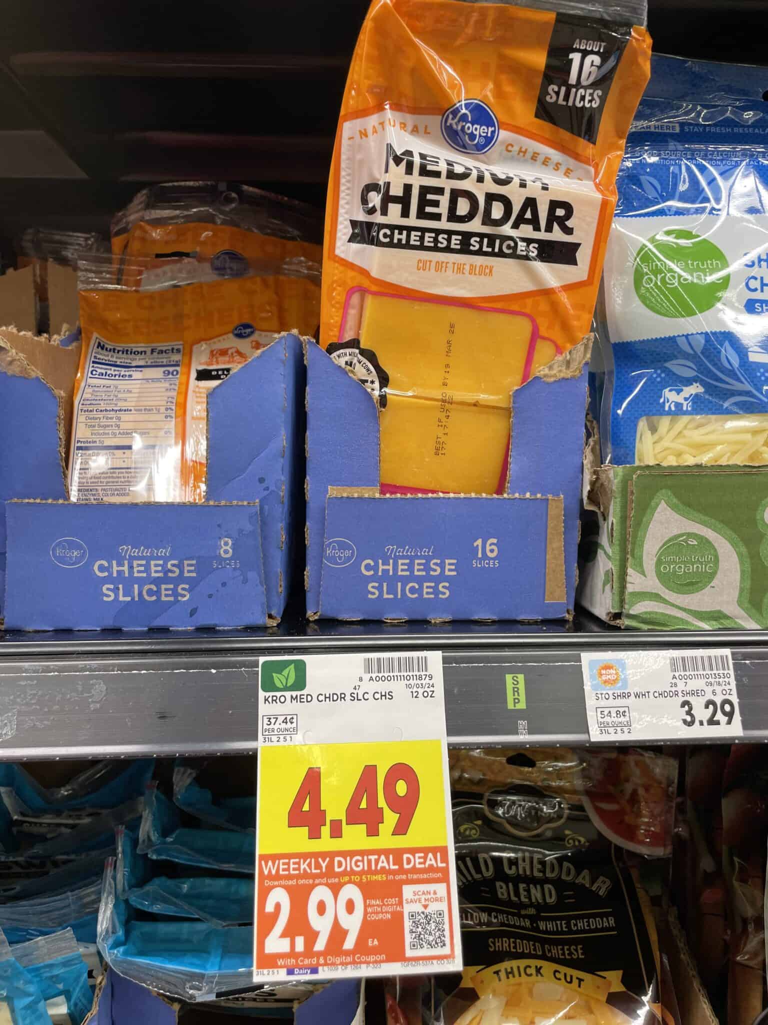 Kroger Cheese as low as $2.99! - Kroger Krazy