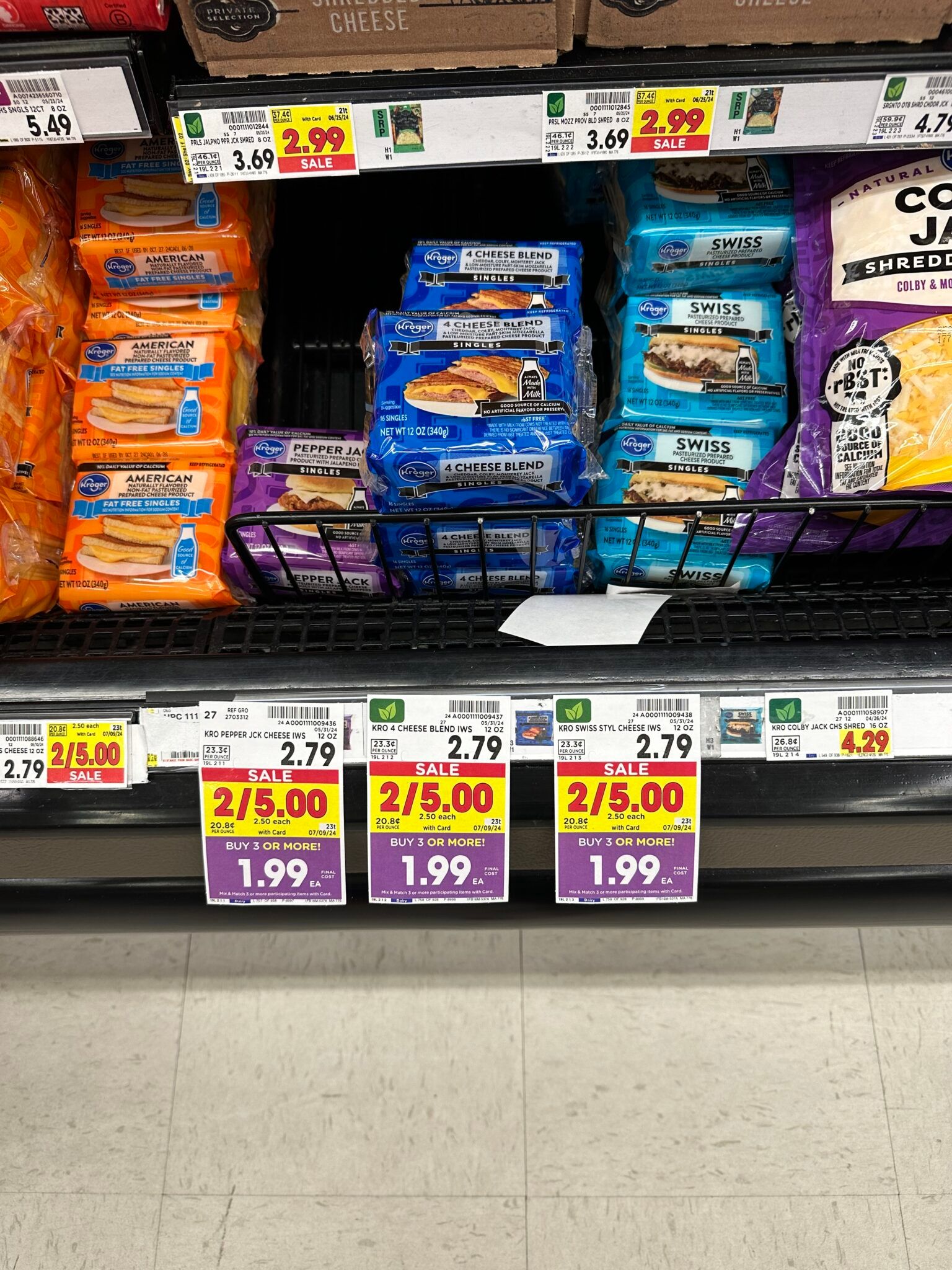 Kroger Cheese Shreds, Blocks and Slices as low as $1.99! - Kroger Krazy