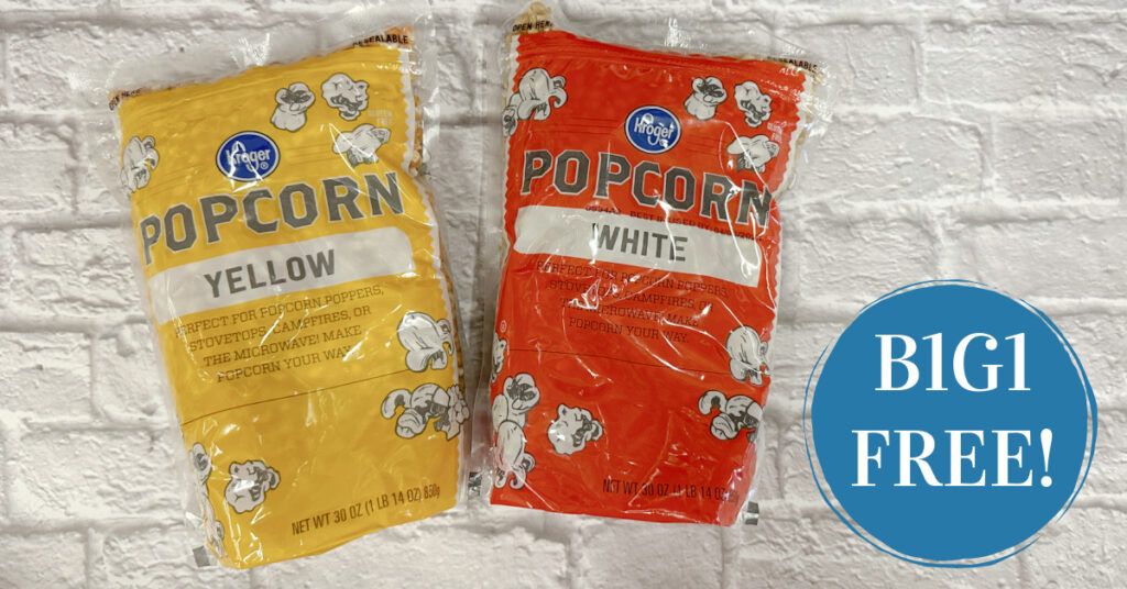 Kroger Popcorn Kernel Bags are B1G1 FREE! - Kroger Krazy