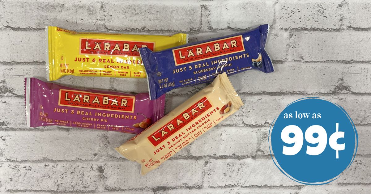 Lara Bar Singles as low as 99¢ - Kroger Krazy