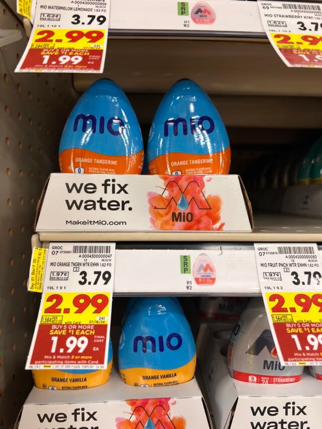 Mio Water Enhancers as low as $1.99! - Kroger Krazy