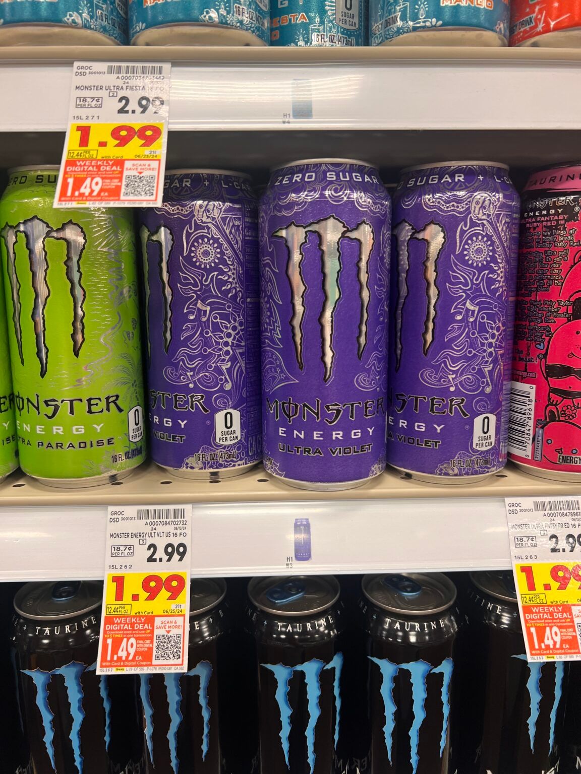 Monster Energy, NOS, Full Throttle, or Reign as low as $1.49! - Kroger ...
