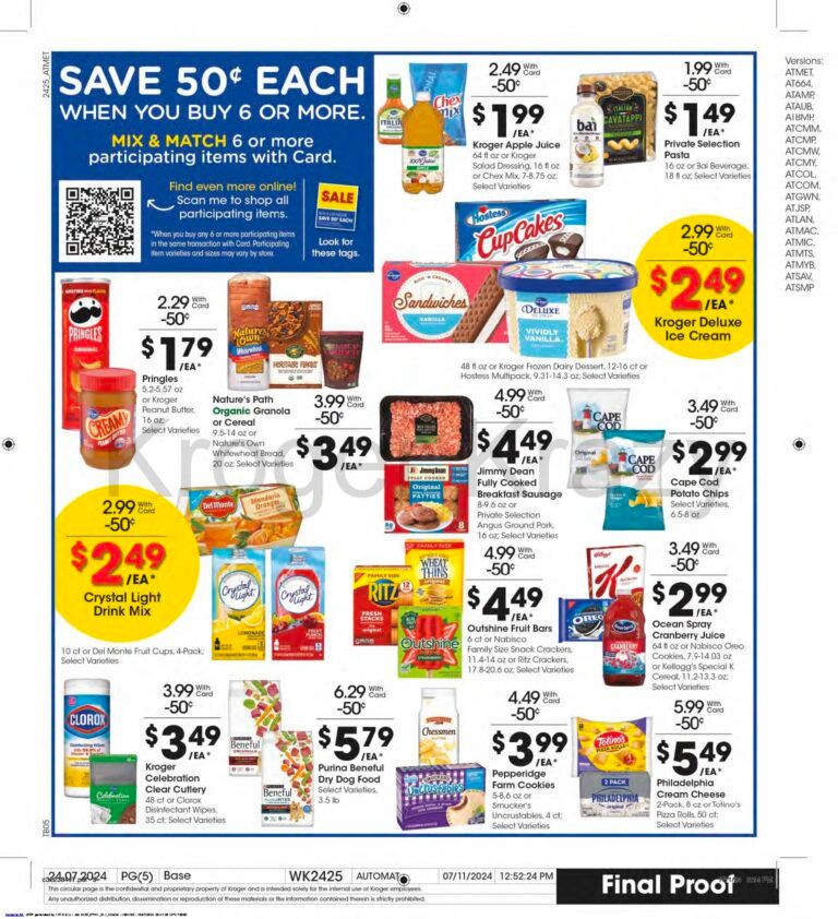 Kroger Weekly Ad (7/24/24-7/30/24) Early Preview - Kroger Krazy