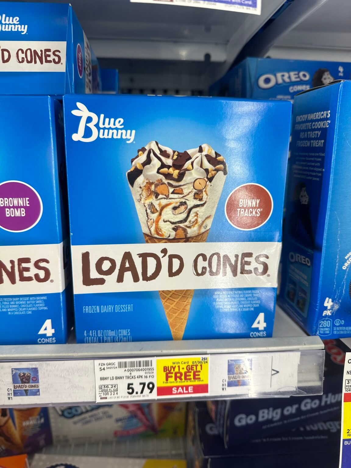 Blue Bunny Twisted Cones and Bars are B1G1 FREE at Kroger! - Kroger Krazy