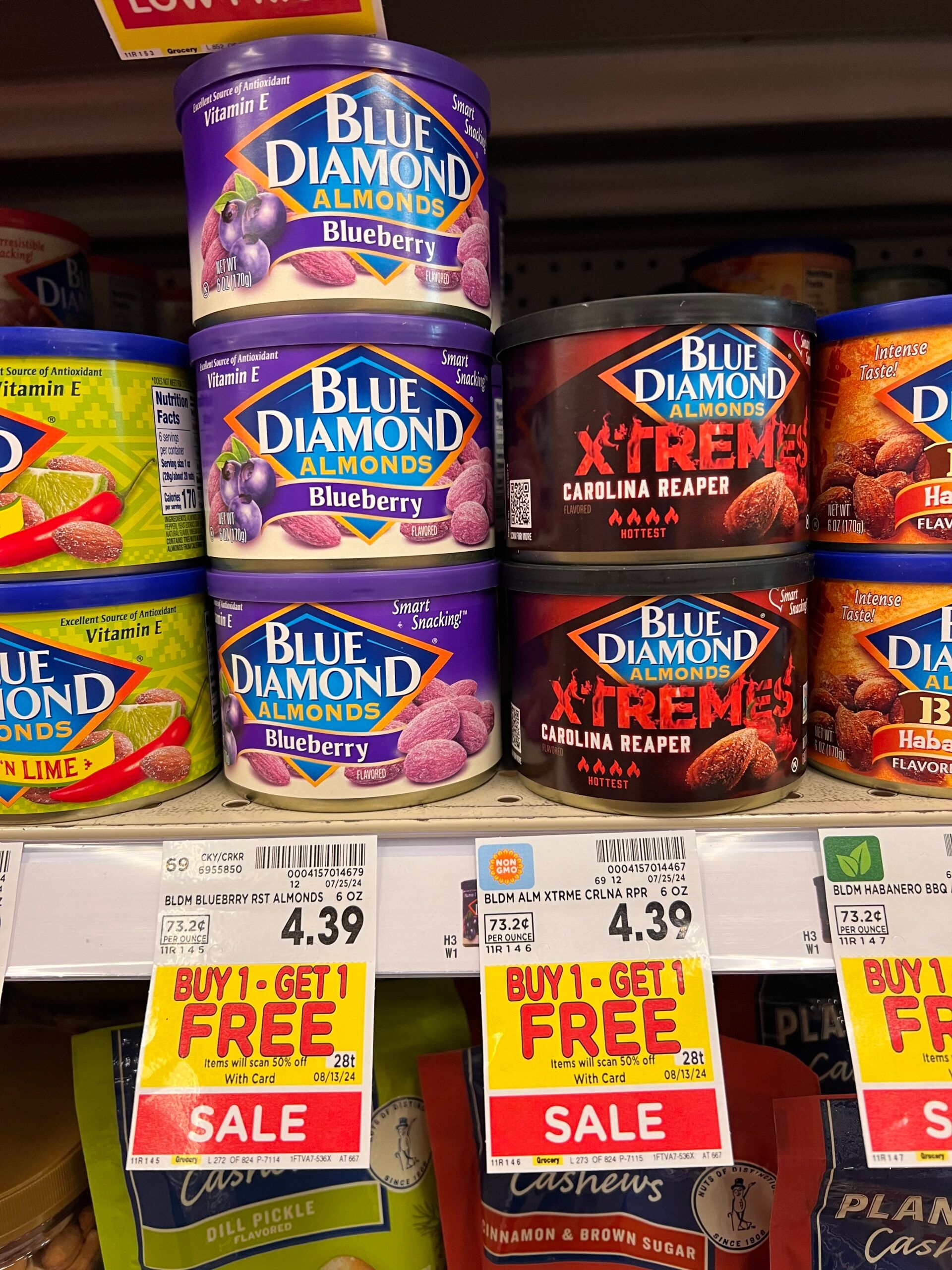Blue Diamond Almonds are $2.19 each at Kroger! - Kroger Krazy