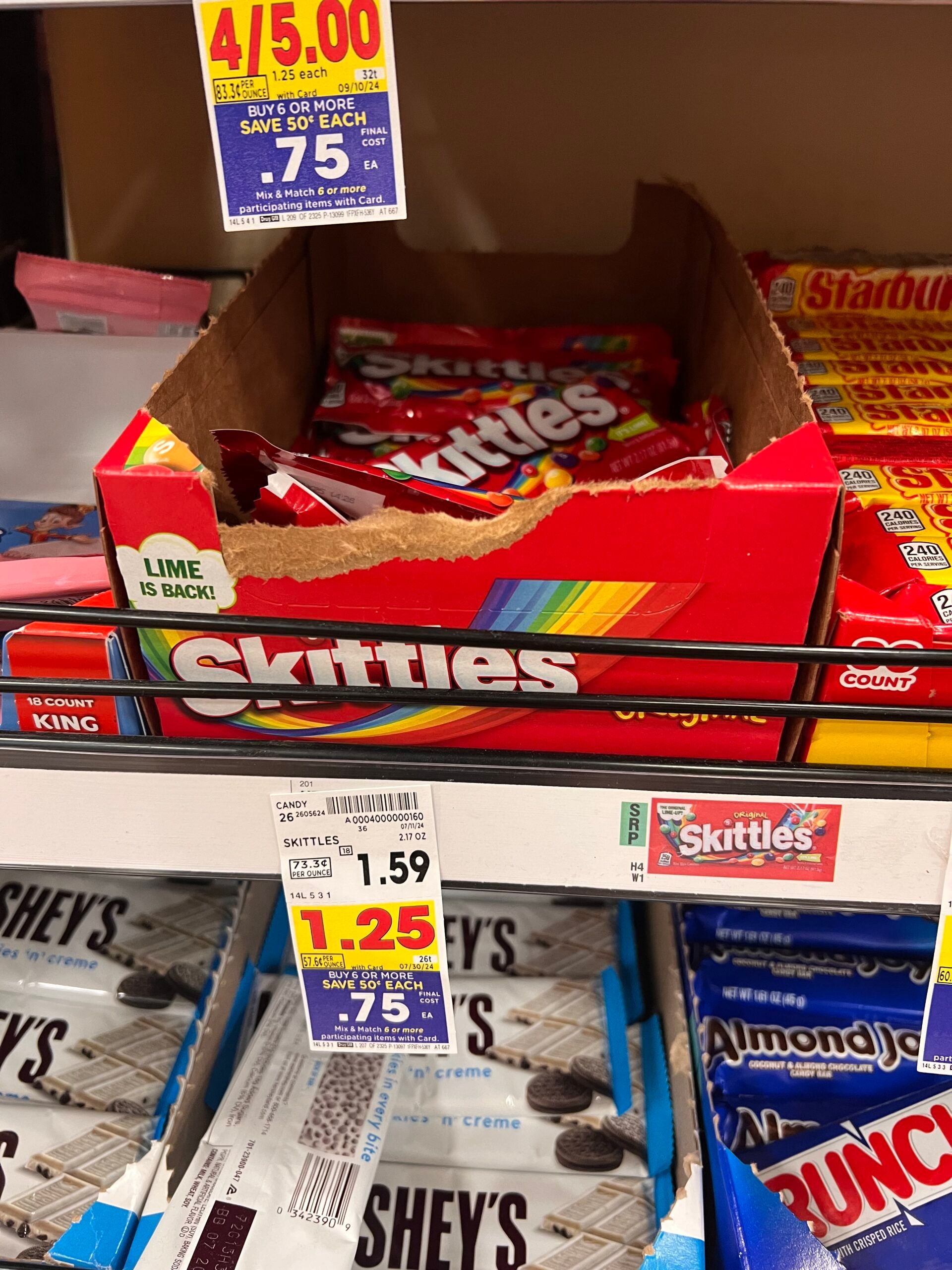 Hershey's and Mars Candy as low as 75¢! - Kroger Krazy
