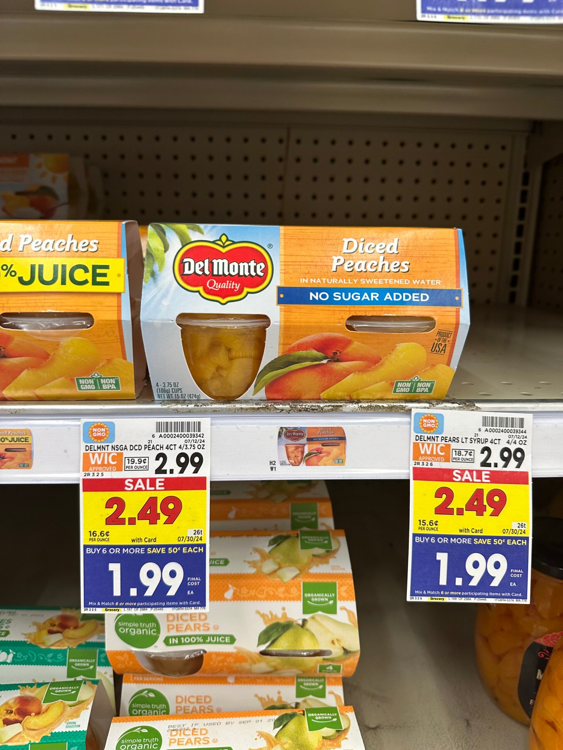 Del Monte Fruit Cups as low as $1.99! - Kroger Krazy