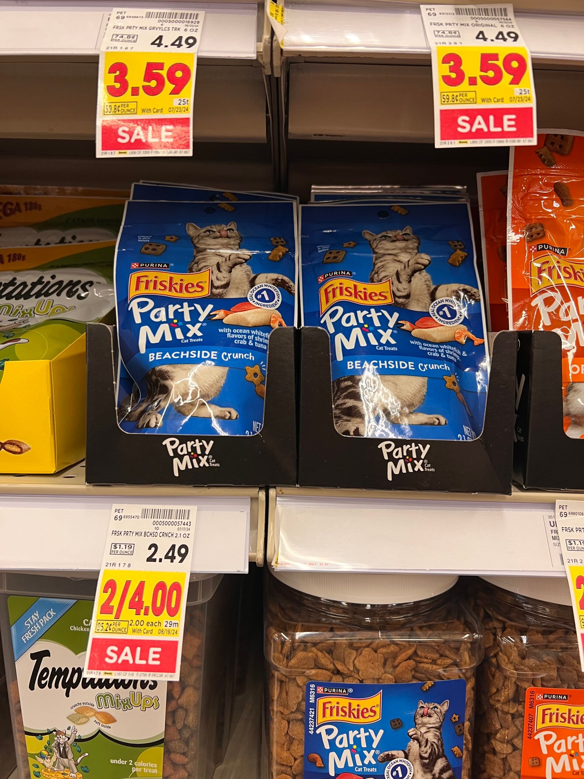 Friskies Party Mix Cat Treats as low as $1.00! - Kroger Krazy