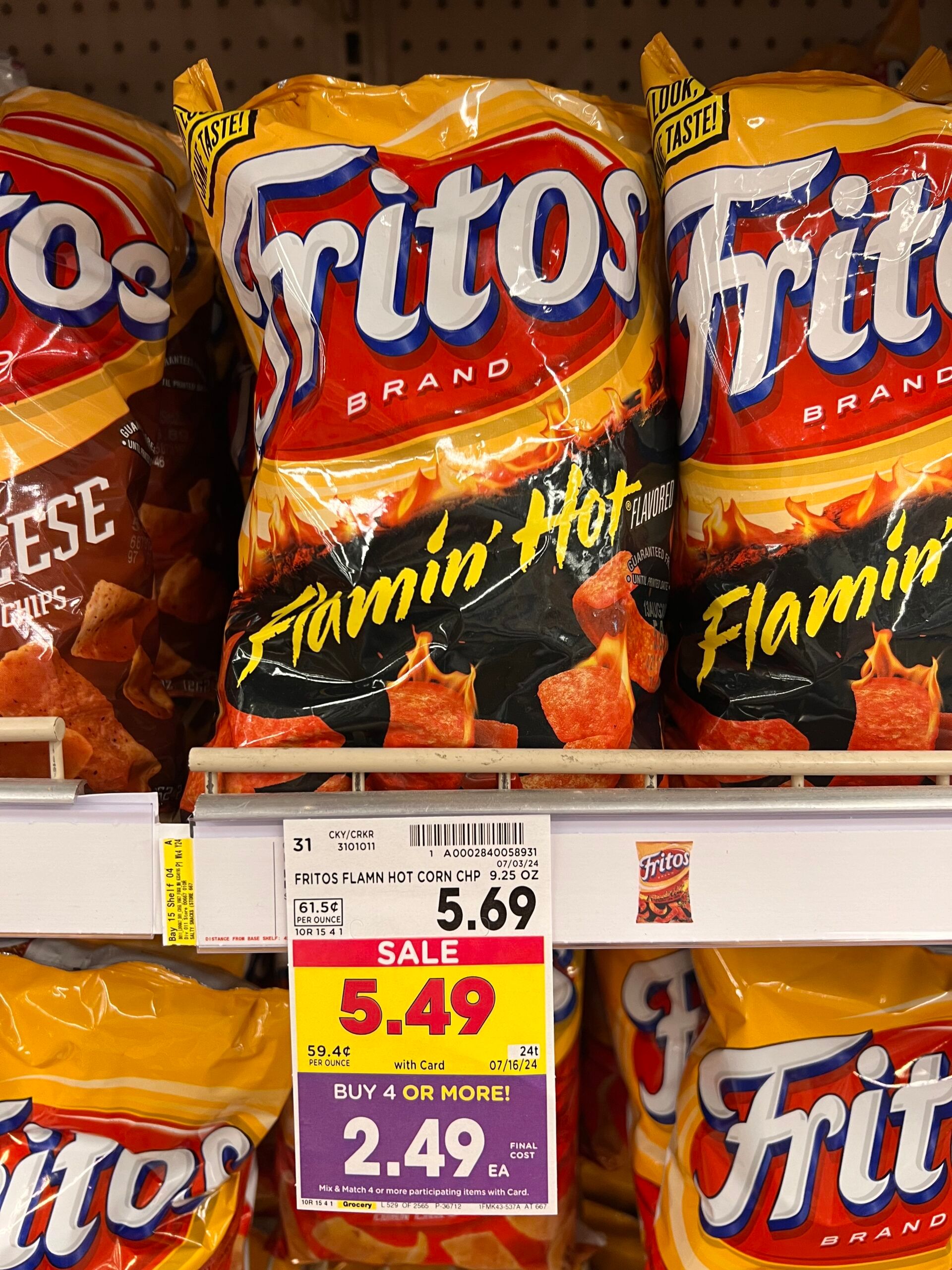 Lays, Fritos and Doritos as low as $2.49! - Kroger Krazy