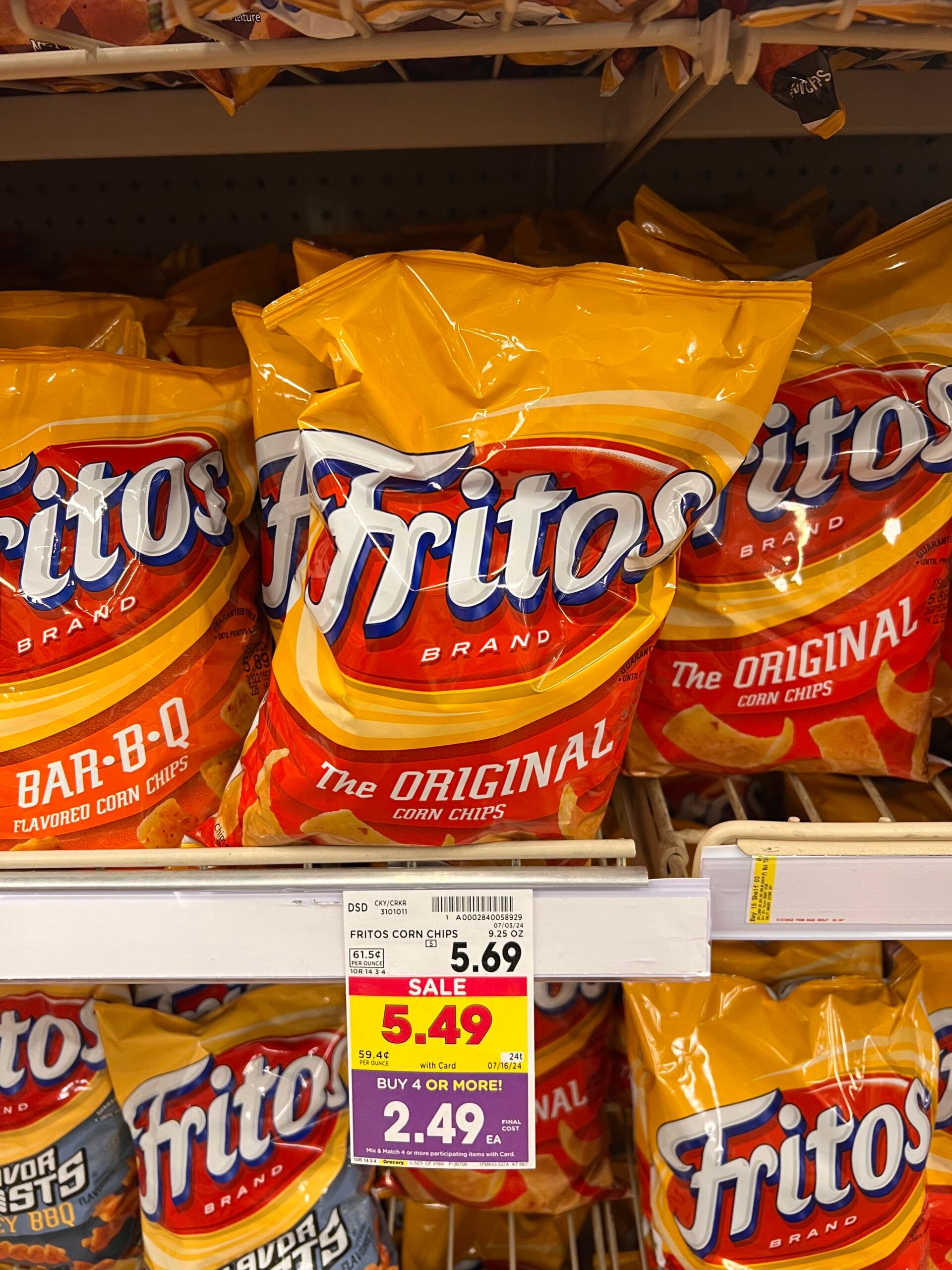 Lays, Fritos and Doritos as low as $2.49! - Kroger Krazy