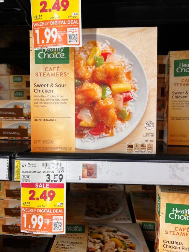 Healthy Choice Cafe Steamers as low as $1.99! - Kroger Krazy