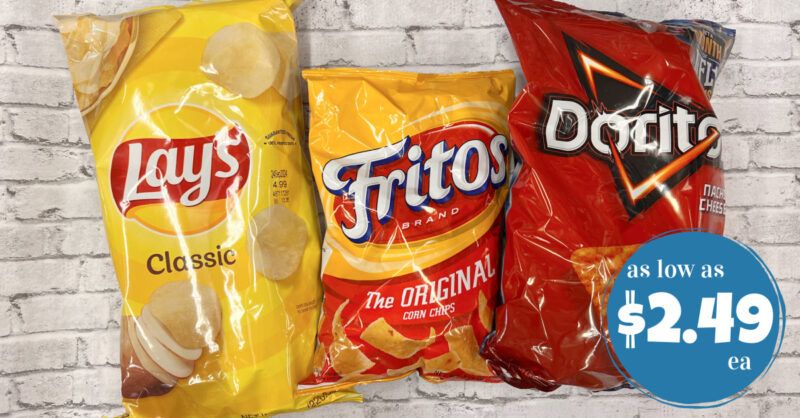 Lays, Fritos and Doritos as low as $2.49! - Kroger Krazy