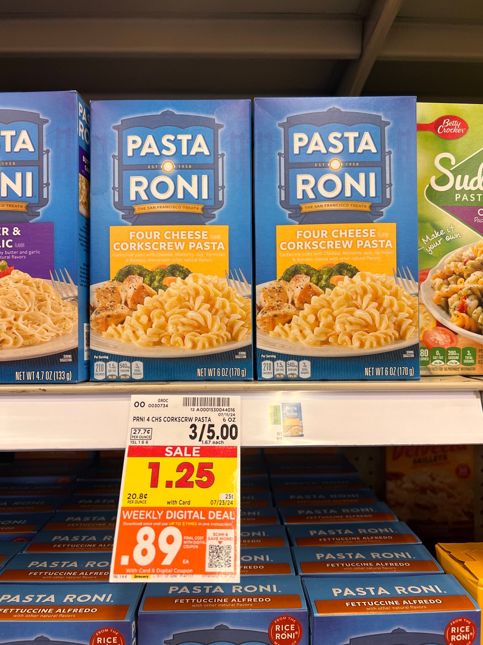 Rice-A-Roni and Pasta Roni as low as 89¢! - Kroger Krazy