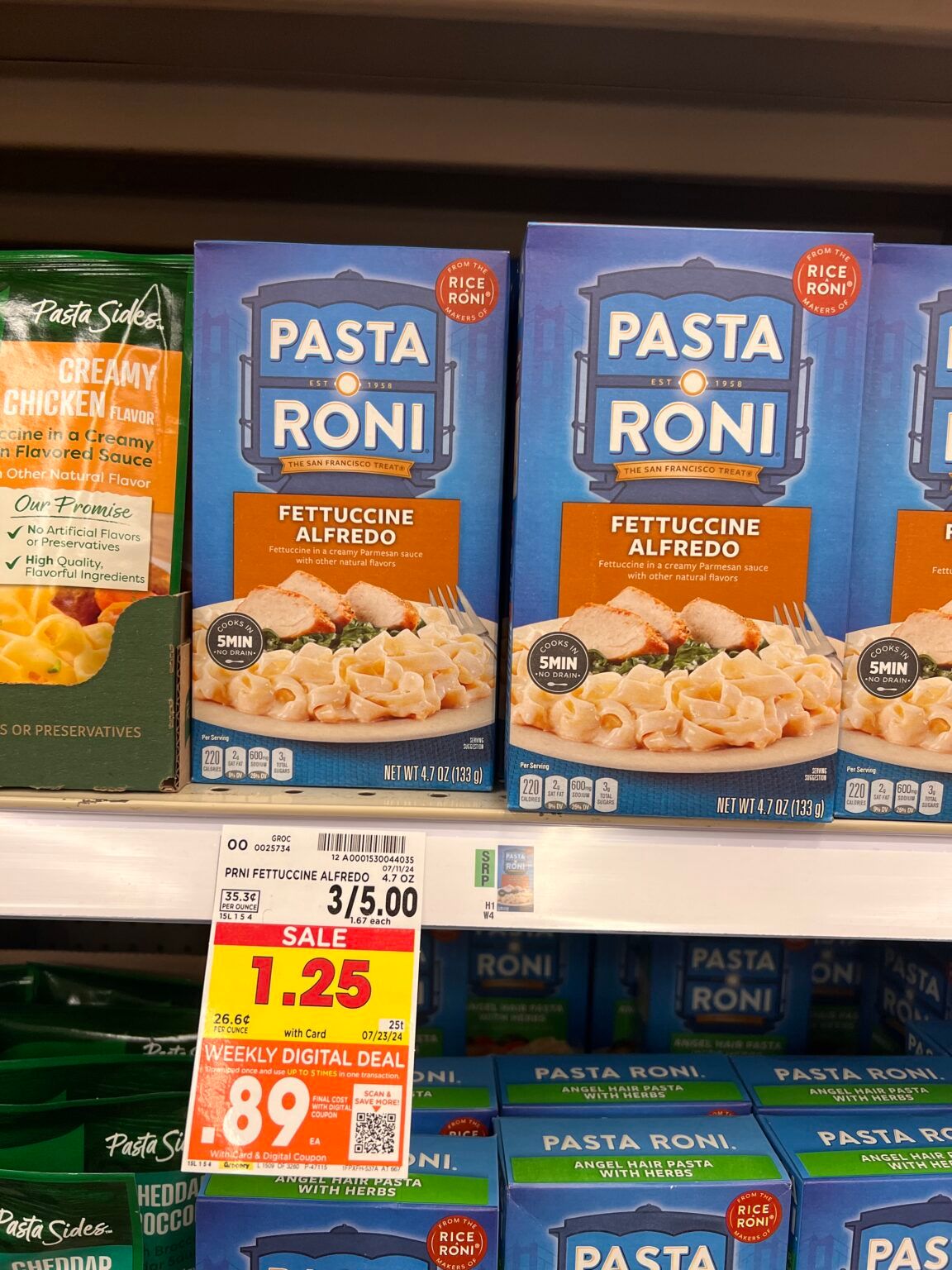 Rice-A-Roni and Pasta Roni as low as 89¢! - Kroger Krazy