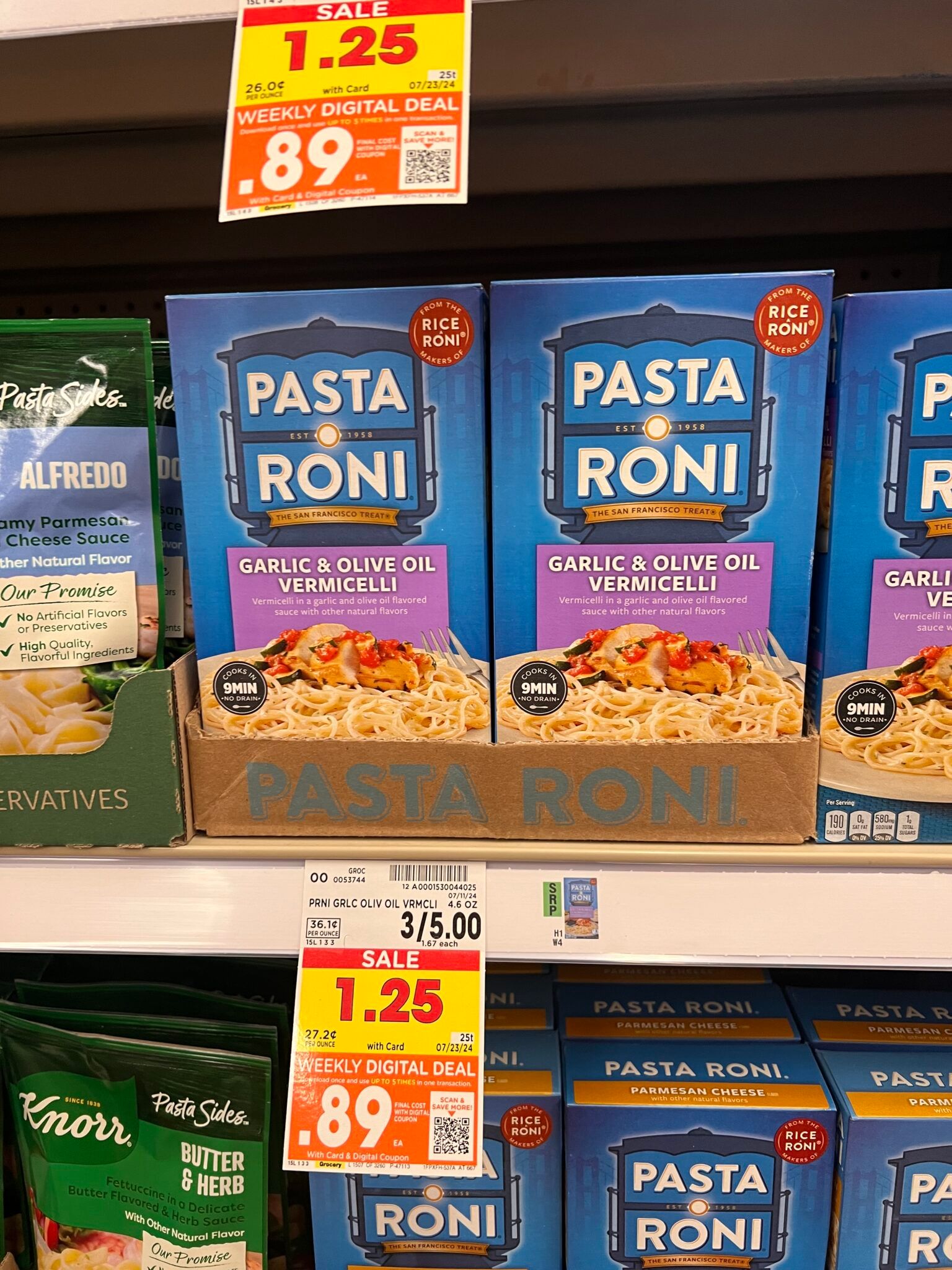 Rice-A-Roni and Pasta Roni as low as 89¢! - Kroger Krazy
